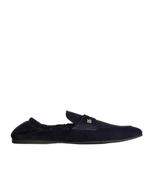 Dolce & Gabbana Dolce Gabbana Logo Strap Loafers