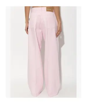 HAIKURE Bethany Wide-leg Jeans - Pink