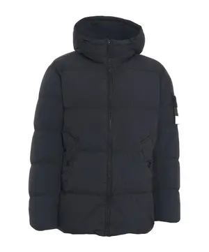 Stone Island Long-sleeve Stand-collar Zip-up Jacket - Blue