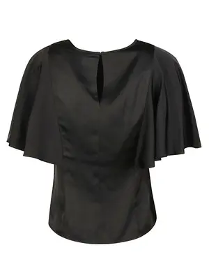 Michael Kors Flutter Sleeve Top