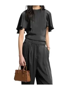 Michael Kors Flutter Sleeve Top