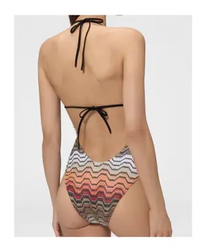 Missoni One-piece Swimsuit With Greek Motif
