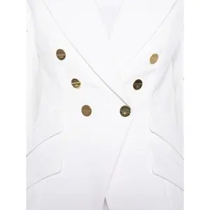 Elisabetta Franchi Double-breasted Three-quarter Sleeve Jacket