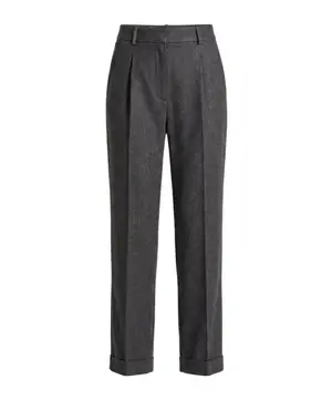 Peserico Casual Trousers With Belt Loops - Black