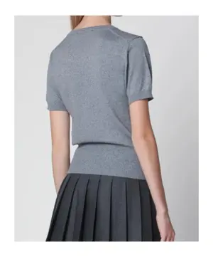 VIVIENNE WESTWOOD Orb Embroidered Knit Top