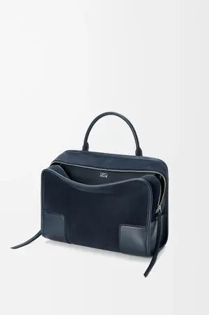 Loewe Large Amazona 180 Bag In Suede
