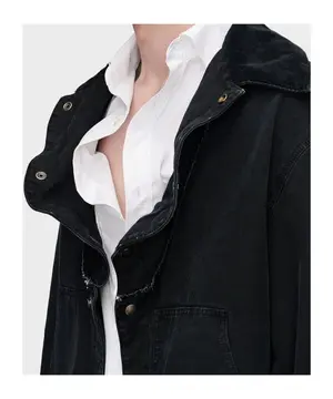 MAISON MARGIELA Folded Collar Denim Jacket