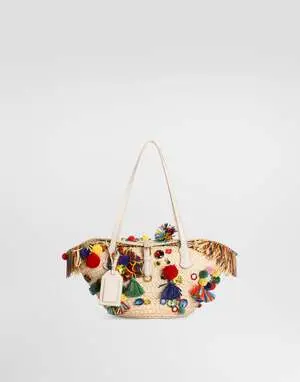 Dolce & Gabbana Coffa Capri Bag With Embroidery