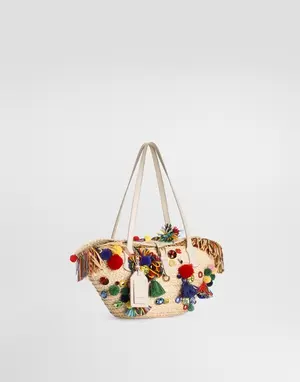 Dolce & Gabbana Coffa Capri Bag With Embroidery