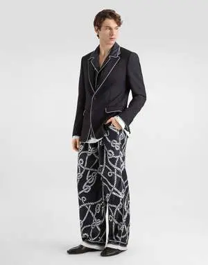 Dolce & Gabbana Martini Light Single-breasted Wool Twill Jacket