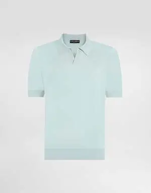 Dolce & Gabbana Silk Polo Shirt