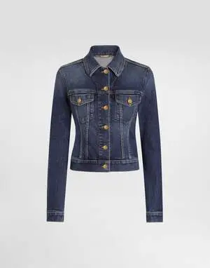 Dolce & Gabbana Single-breasted Denim Jacket - Multicolor