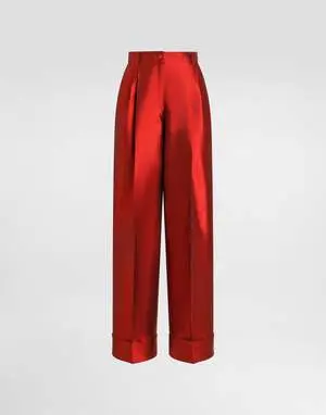 Dolce & Gabbana Mikado Trousers - Red