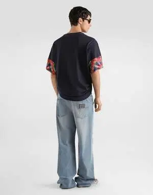 Dolce & Gabbana Carretto-print Linen Bermuda