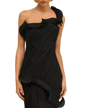 Cult Gaia Payton One Shoulder Gown