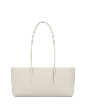 DEMELLIER Stockholm Leather Shoulder Bag - Chalk