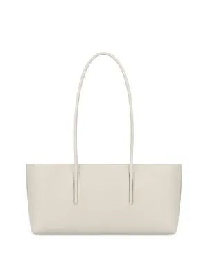 DEMELLIER Stockholm Leather Shoulder Bag - Chalk