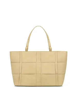 DEMELLIER The Florence Woven Leather Tote Bag