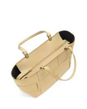 DEMELLIER The Florence Woven Leather Tote Bag