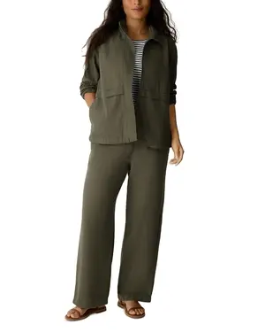 Eileen Fisher Mock Neck Zippered Jacket