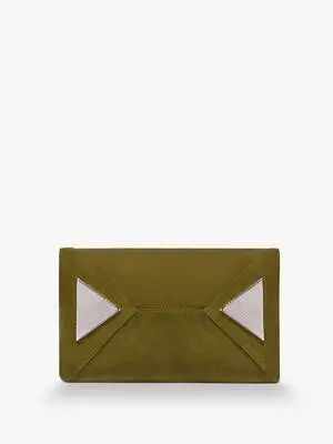 Attico La Passeggiata Mini Suede Handbag - Green