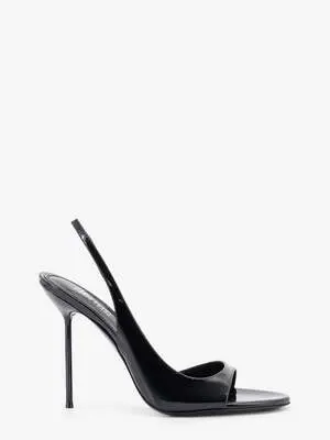 Paris Texas Lidia Patent Leather Sandals - Black