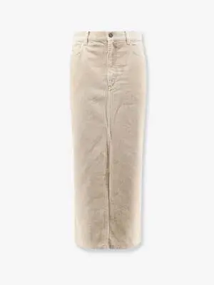 MARANT ETOILE Odalie Corduroy Skirt - Beige