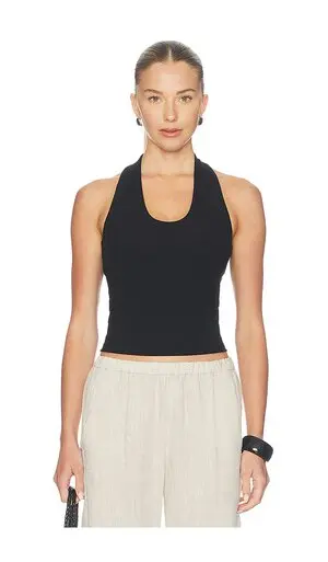 Spanx Spnax Ribbed Halter Top