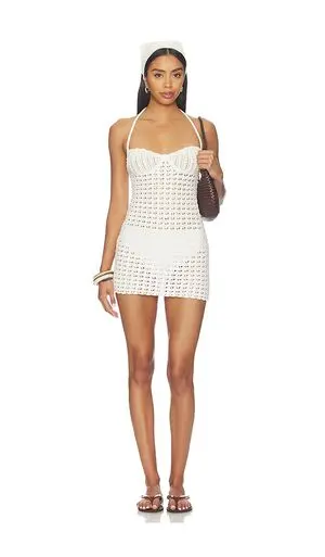 Majorelle Alielle Seashell Mini Dress - Ivory