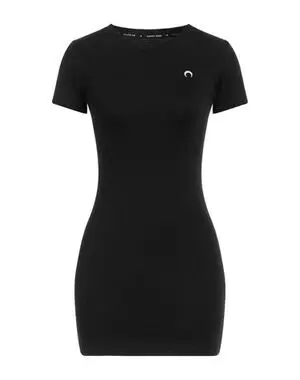 MARINE SERRE Mini Dress Size Cotton - Black