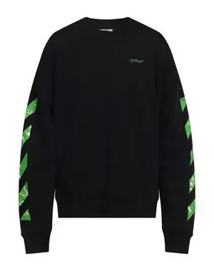 OFF-WHITE™ Off-white Sweatshirt Size Cotton, Elastane - Black