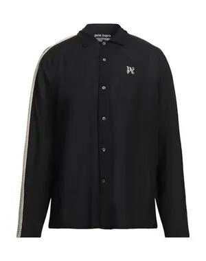 Palm Angels Shirt Size Linen, Cotton, Polyester - Black