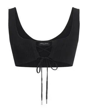 ROBERTO COLLINA Top Size Viscose, Polyester - Black