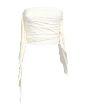 Attico Ruched Strapless Top
