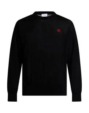 FAMILY FIRST Sweater Size Merino Wool - Black
