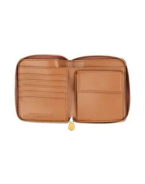 Stella McCartney Wallet Textile Fibers - Tan