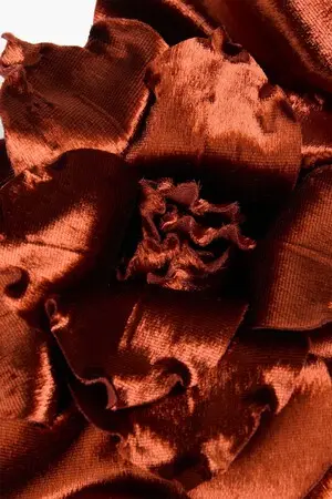 Zimmermann Floralappliquéd Velvet Brooch