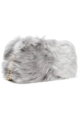 ANYA HINDMARCH Eyes Mini Shearling Shoulder Bag