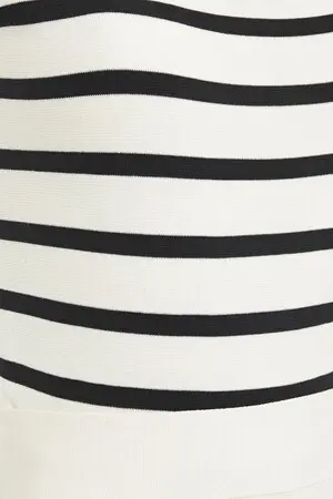 Loro Piana Maya Bay Belted Striped Silk And Cotton-blend Jumpsuit