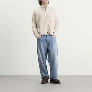 PICANTE Bouclé Funnel Neck Zip-through Knit