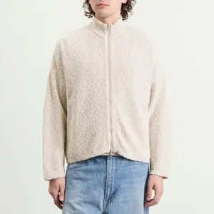 PICANTE Bouclé Funnel Zip Through Knit