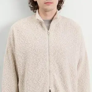 PICANTE Bouclé Funnel Zip Through Knit