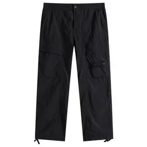 Stone Island Ghost Nylon Smerigliato Cargo Trousers - Black