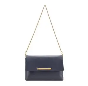 PAUL COSTELLOE Tilda Leather Clutch Overture - Blue
