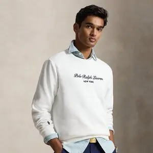 Ralph Lauren Logo Fleece Sweatshirt - White