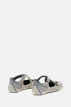 Attico Floor01' Ballerina Flat - Grigio