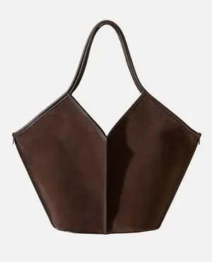 Hereu Calella Suede Bag Marrone