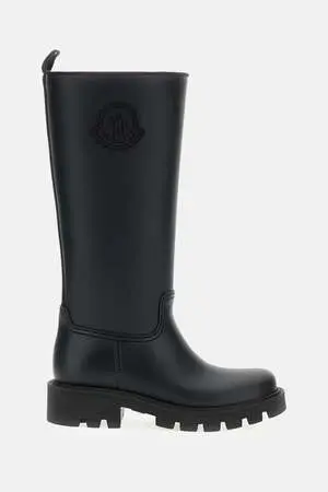Moncler Kickstream High Rain Boots - Black
