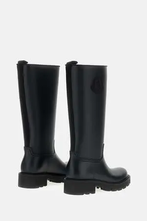 Moncler Kickstream High Rain Boots - Nero