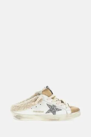 GOLDEN GOOSE Super Star Sabot Shearling Sneakers
